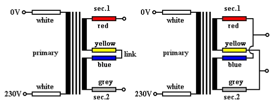 Toroidal Standard Wiring Diagram – Trans-Tronic